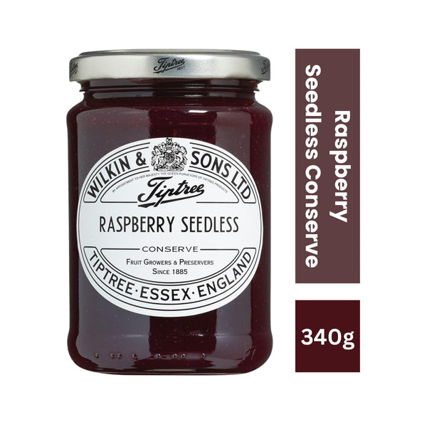 Wilkin & Sons Ltd Tiptree Raspberry Seedless Conserve 340g – Saras Foods UK