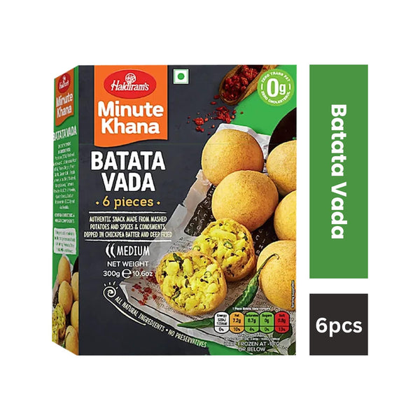 Haldiram's Batata Vada (300g) - 6pcs - FROZEN – Saras Foods UK