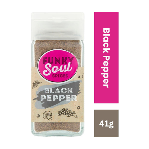 FUNKY Soul SPICES Black Pepper - 41g – Saras Foods UK