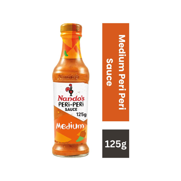 Nandos Medium Peri Peri Sauce 125g – Saras Foods UK
