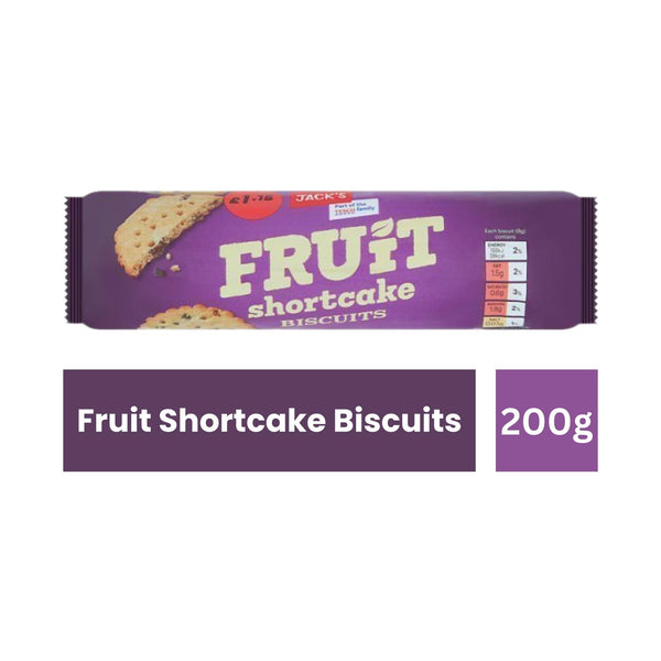 Jack's Fruit Shortcake Biscuits 200g – Saras Foods UK