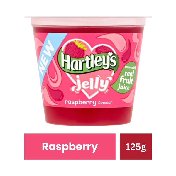 Hartley's Jelly Raspberry Flavour 125g – Saras Foods UK