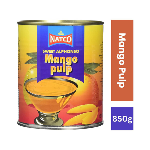 Natco Mango Pulp Alphonso 850G – Saras Foods UK