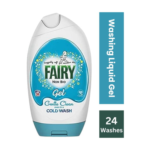 Fairy Non Bio Washing Liquid Gel 24 Washes, 840ml, Original – Saras ...