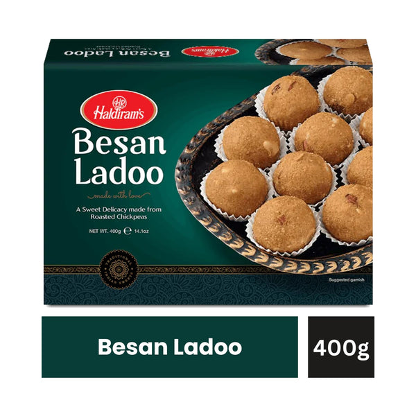 Haldirams Besan Ladoo 400g – Saras Foods UK