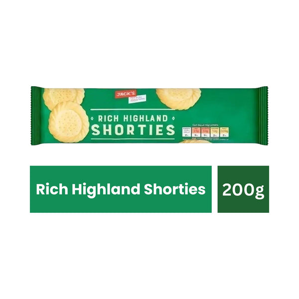 Jack's Rich Highland Shorties Biscuits 200g – Saras Foods UK