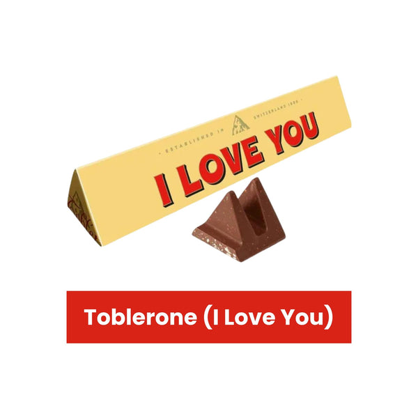 Toblerone Personalised - I Love You – Saras Foods UK
