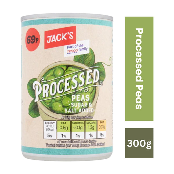 Jack's Processed Peas 300g – Saras Foods UK