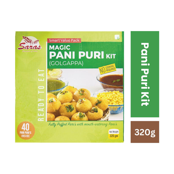 Saras Pani Puri Kit (GolGappa) 320gm – Saras Foods UK