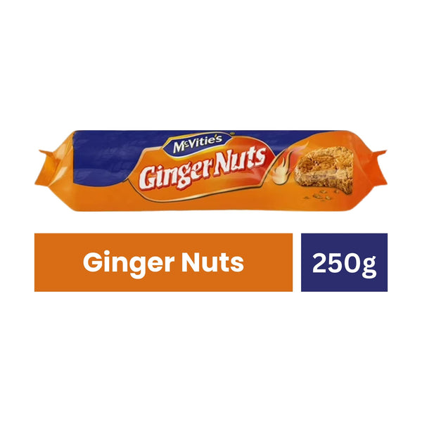 McVities Ginger Nuts Biscuits 250g – Saras Foods UK