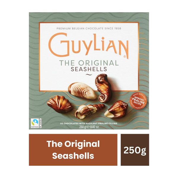 Guylian The Original Seashells 22 Chocolates with Hazelnut Praliné ...