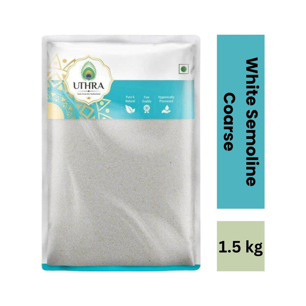 Uthra White Semoline Coarse 1.5kg – Saras Foods UK